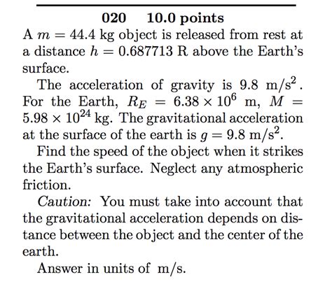 Solved Points A M Kg Object Is Released From Chegg