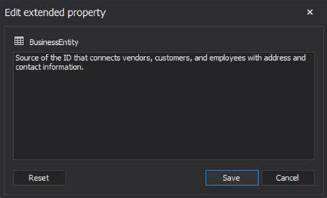 How To Use Extended Properties To Document A Sql Server Database The