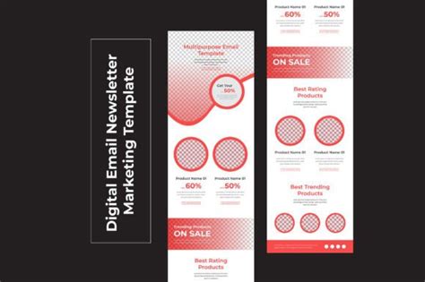 Minimal Email Newsletter Layout Graphic By Muhammadimu2322 · Creative Fabrica