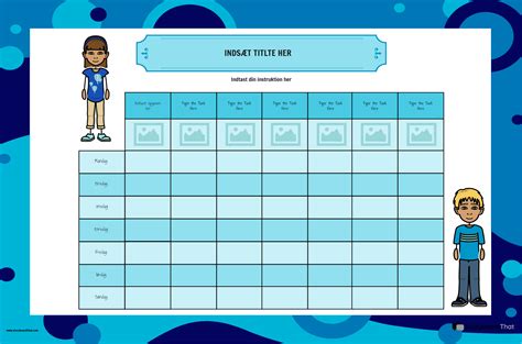 Storyboard That Gratis Skabeloner Til Daglige Rutineskemaer Online
