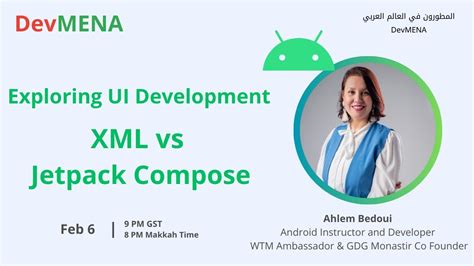 Exploring UI Development - XML vs. Jetpack Compose (أحلام بداوي) - YouTube