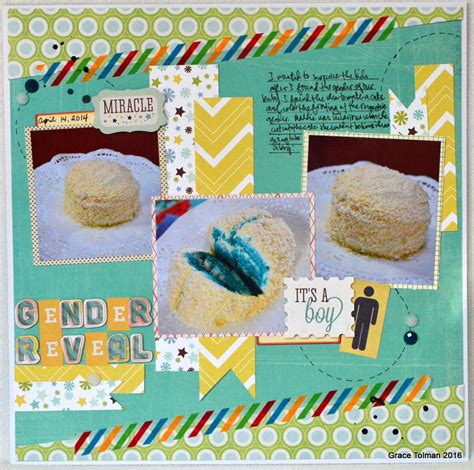 In My Shoes Gender Reveal Layout