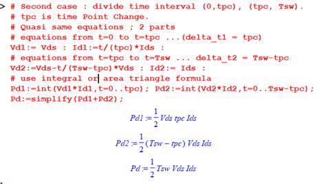 switch mode power supply switching loss calculation formula