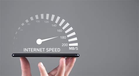 Internet Speedometer Speed Technology Network Premium Photo