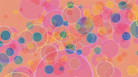 Colorful Light Bubble Divine Dimension Bokeh Blur Absract Calming Coral Screen Background