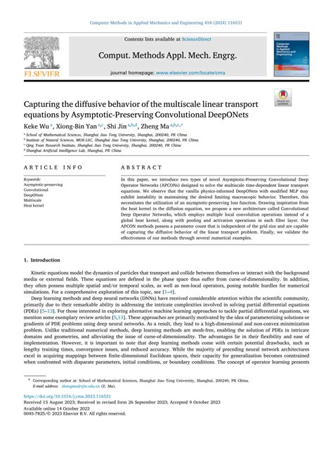 pdf capturing the diffusive behavior of the multiscale linear