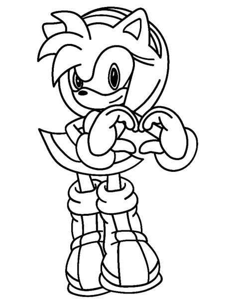 Amy Rose The Witch Coloring Pages Amy Rose Coloring Pages P Ginas