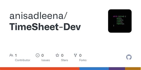 Github Anisadleena Timesheet Dev