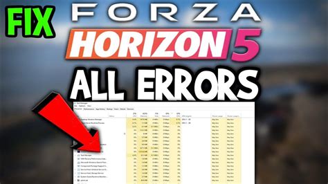 forza horizon 5 how to fix all errors complete tutorial youtube