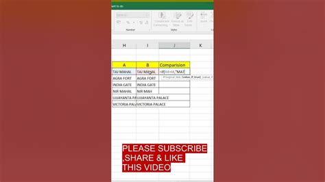 Compare Two Columns In Excel For Matches And Differences Youtube