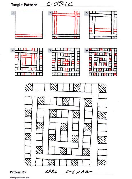 Tangle Patterns Tanglin Tiff