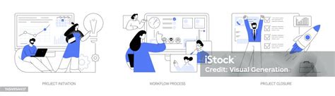 Implementasi Proyek Ilustrasi Vektor Konsep Abstrak Ilustrasi Stok Unduh Gambar Sekarang Istock