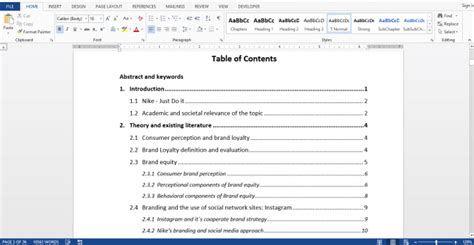 Create A Clickable Table Of Content Of Ms Word Pdf Document By Maria