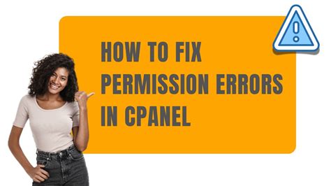 How To Fix Permission Errors In Cpanel Youtube