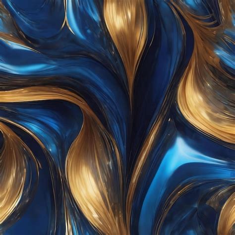 Premium Photo Elegant Translucent Beauty Mesmerizing Flow And Radiant Light In Abstract Blue