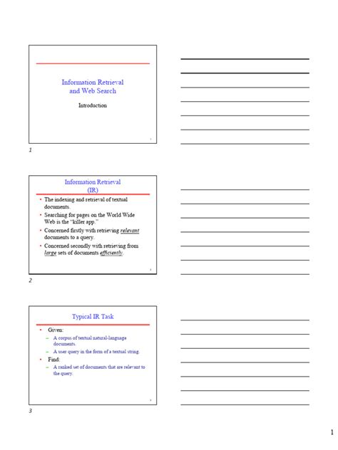 Intro Notes Pdf Information Retrieval Search Engine Indexing