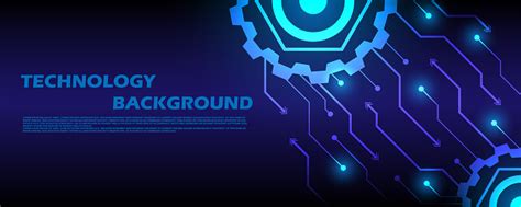 기어 휠 기술 하이테크 미래 현대 네트워킹 회로 기판 Ep10 Cpu에 대한 스톡 벡터 아트 및 기타 이미지 Cpu 개념 거미줄 Istock