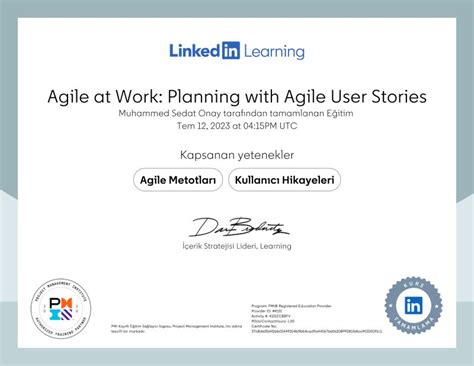 Muhammed Sedat Onay On Linkedin Certificate Of Completion