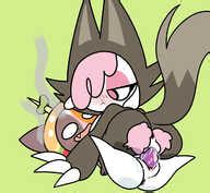 Post Cheezborger Chikn Nuggit Cofi Impstripe