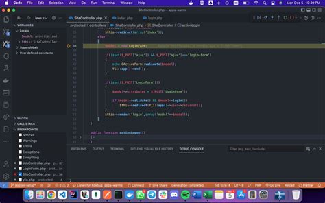 Php Debug Yii 1 1 Using VSCode And Docker Stack Overflow