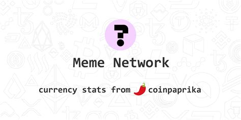 Meme Network Meme Price Live Chart Index Market Cap Coinpaprika