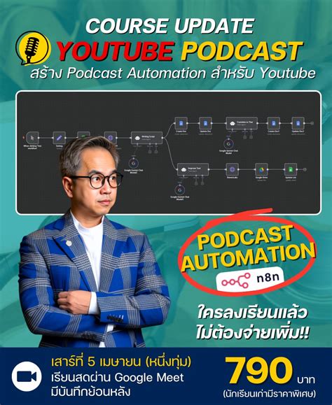 Tommy Talk 🎯 อัพเดทคอร์สเรียน Ai Youtube Podcast ใครที่เรียนไปแล้ว เข้าเรียนอัพเดทได้ฟรี