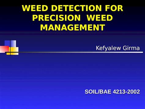 ppt weed detection for precision weed management dokumen tips