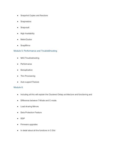 NetApp Online Training Pdf Operating Systems Computer Software And Applications