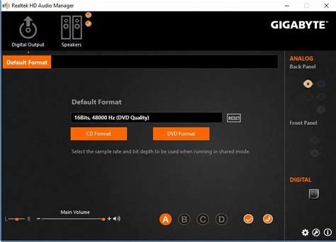 Gigabyte Configuring Audio Input And Output Instructions