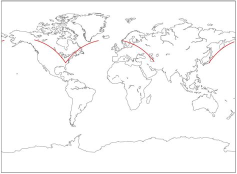 Python Basemap Great Circle Longitudinal Wrapping And Missing Data