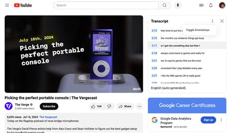 How To Get A Transcript For A YouTube Video The Verge