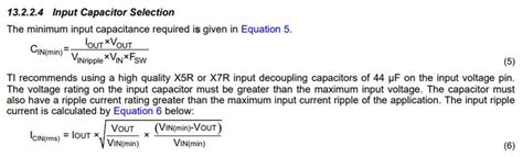 Tps566235 Input Capacitor Value Webench And Datasheet Formula Power