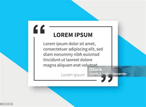 플랫 스타일의 인용 프레임 빈 템플릿 아이콘입니다 격리된 배경에 빈 말풍선 벡터 삽화 텍스트 상자 기호 비즈니스 개념입니다 기념식에 대한 스톡 벡터 아트 및 기타 이미지