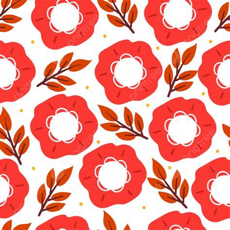 seamless pattern cartoon botanical and leaves cartoon clipart pattern
