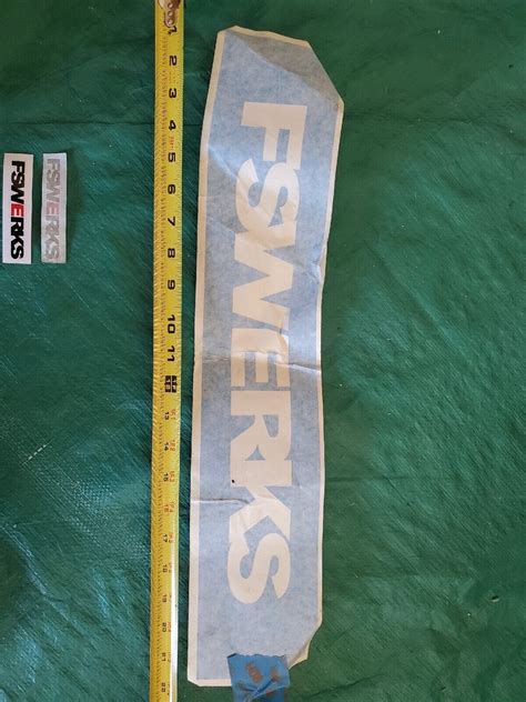FS Werks Window Decal Banner Stickers Focus ST SVT SES Fiesta ZX3 ZX5 Focus Fanatics Forum