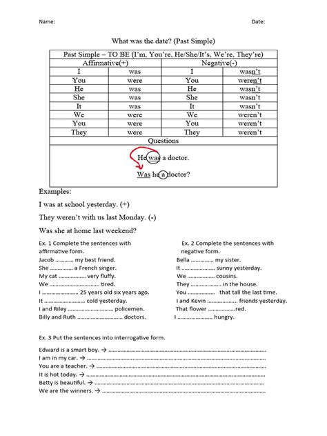 Past Simple Questions Pdf