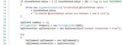 Stairway To SQLCLR Level Sample Stored Procedure And Function SQLServerCentral