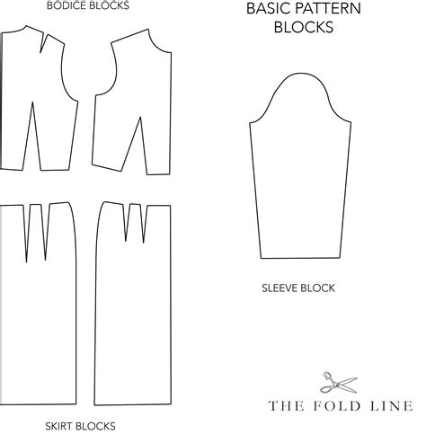 The Sewing Pattern Tutorials 13 Sewing Pattern Blocks The Fold Line