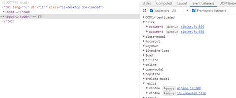 After Livewire Requests Resize And Away Events Duplicate · Issue