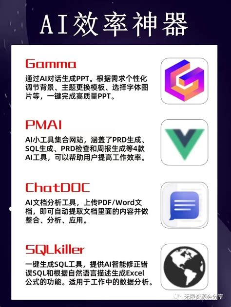 ai工具合集大全整理（人工智能助手） 提升你的工作效率！ 哔哩哔哩