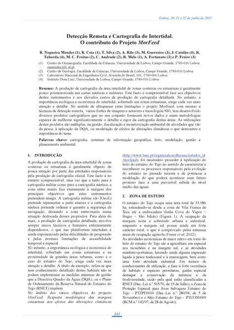 Pdf Remote Sensing And Intertidal Cartography Contribution Of The Morfeed Project