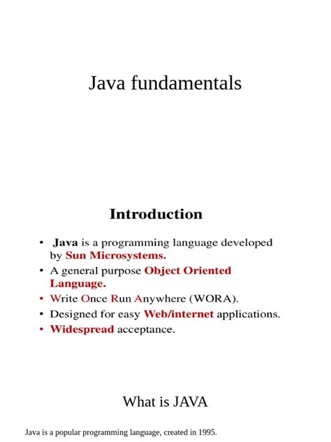 Introduction To Java Pdf Programming Constructor Object Oriented Programming