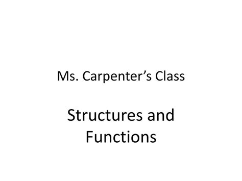 Ppt Ms Carpenter S Class Powerpoint Presentation Free Download Id