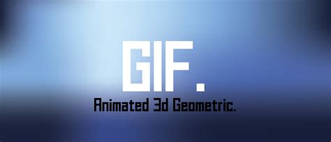 animated geometric on behance