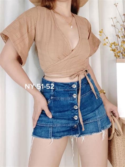 Toni Overlap Bubble Lattice Fabric Lazada Ph