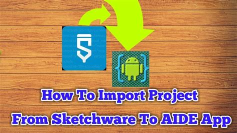 How To Import Project From Sketchware To AIDE App YouTube