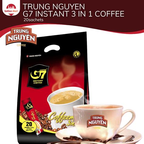 Saigonmart Trung Nguyen G7 Instant Coffee 3 In 1 Ca Phe Thu Thiet