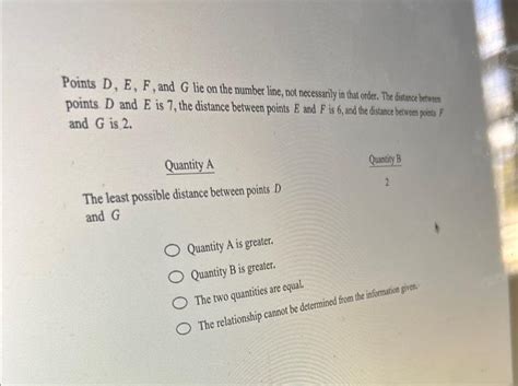 solved points d e f and g lie on the number line not