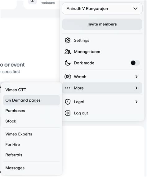How To Navigate My Vimeo Account Vimeo Help Center