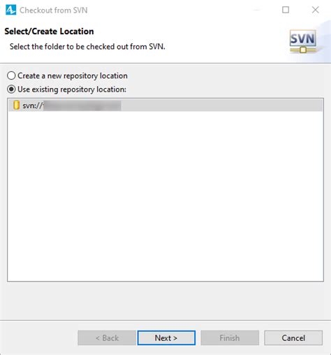 Checkout From SVN AnyLogic Help